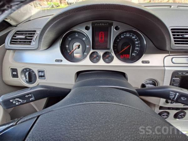 Black Volkswagen Passat B6 2007 in Riga, with an engine capacity of 2.00 L and mileage of 316 thousand km for 2200 €, photo 8 on AUTOMOTO.COM.LV