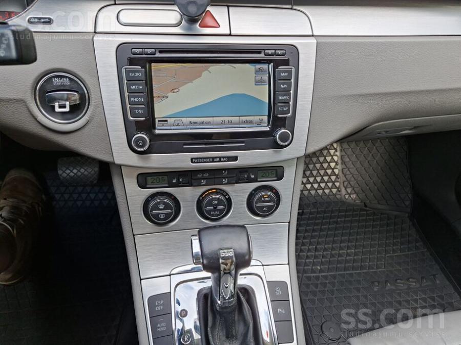 Melns Volkswagen Passat B6 2007 Rīga, ar dzinēja tilpumu 2.00 L un nobraukumu 316 tūkst. km par 2200 €, foto 10 vietnē AUTOMOTO.COM.LV