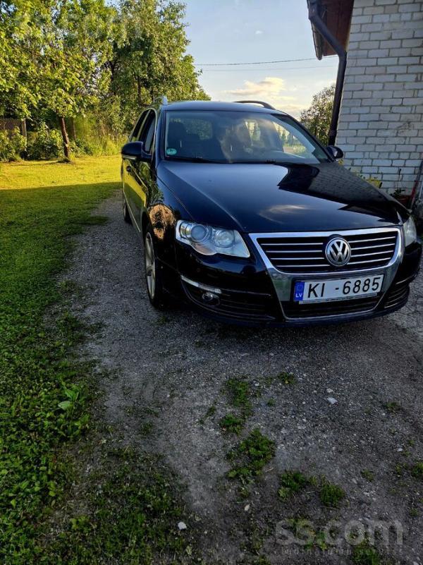 Melns Volkswagen Passat B6 2007 Aizkraukle, ar dzinēja tilpumu 2.00 L un nobraukumu 402 tūkst. km par 2999 €, foto 1 vietnē AUTOMOTO.COM.LV