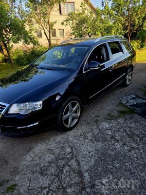Black Volkswagen Passat B6 2007 in Aizkraukle, with an engine capacity of 2.00 L and mileage of 402 thousand km for 2999 €, photo 3 on AUTOMOTO.COM.LV
