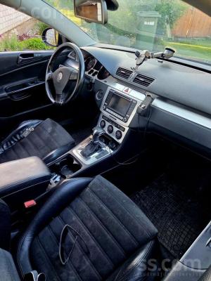 Black Volkswagen Passat B6 2007 in Aizkraukle, with an engine capacity of 2.00 L and mileage of 402 thousand km for 2999 €, photo 5 on AUTOMOTO.COM.LV