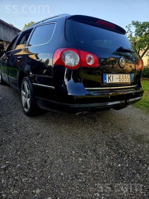 Black Volkswagen Passat B6 2007 in Aizkraukle, with an engine capacity of 2.00 L and mileage of 402 thousand km for 2999 €, photo 6 on AUTOMOTO.COM.LV