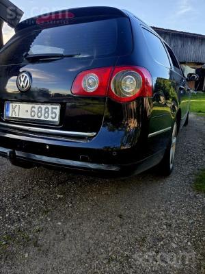 Black Volkswagen Passat B6 2007 in Aizkraukle, with an engine capacity of 2.00 L and mileage of 402 thousand km for 2999 €, photo 7 on AUTOMOTO.COM.LV