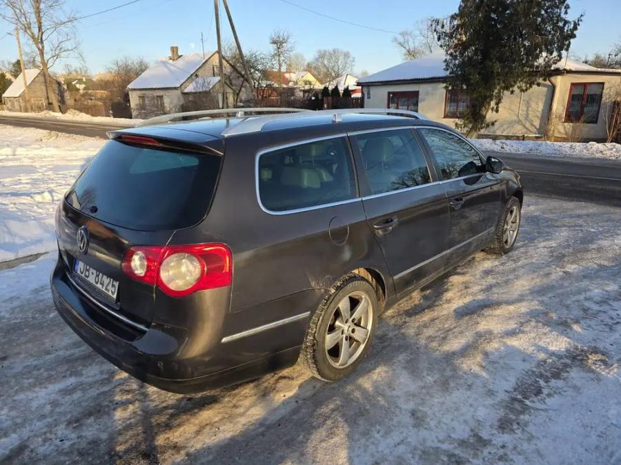 Melns Volkswagen Passat B6 2007 Ventspils, ar dzinēja tilpumu 2.00 L un nobraukumu 362 tūkst. km par 1500 €, foto 7 vietnē AUTOMOTO.COM.LV
