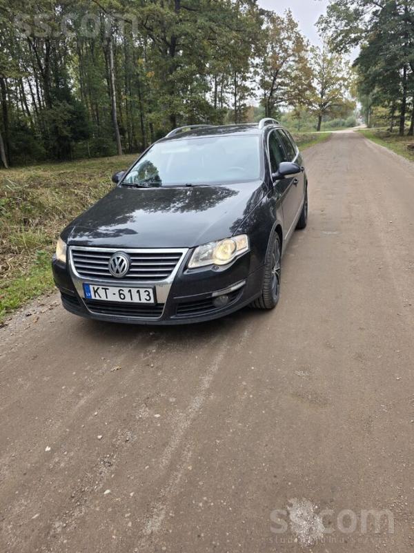 Melns Volkswagen Passat B6 2007 Jelgava, ar dzinēja tilpumu 2.00 L un nobraukumu 0 tūkst. km par 1550 €, foto 1 vietnē AUTOMOTO.COM.LV