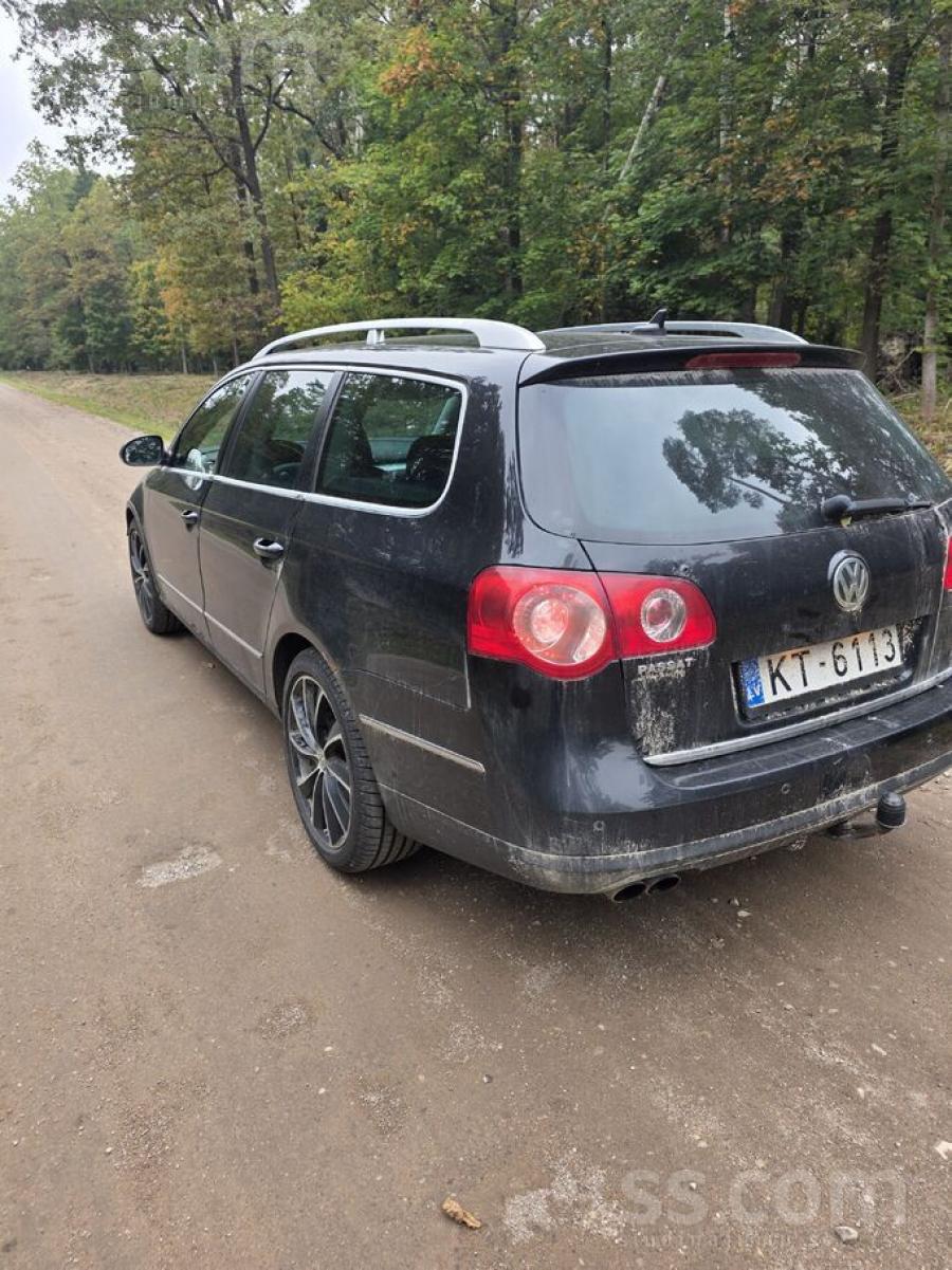 Черный Фольксваген Пассат Б6 2007 в Елгава, объемом двигателя 2.00 л и пробегом 0 тыс. км за 1550 €, фото 3 на AUTOMOTO.COM.LV
