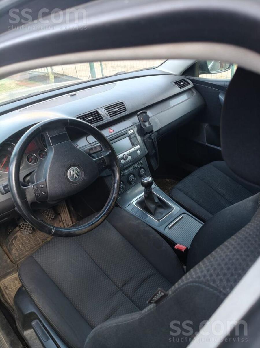 Melns Volkswagen Passat B6 2007 Daugavpils, ar dzinēja tilpumu 2.00 L un nobraukumu 303 tūkst. km par 850 €, foto 4 vietnē AUTOMOTO.COM.LV