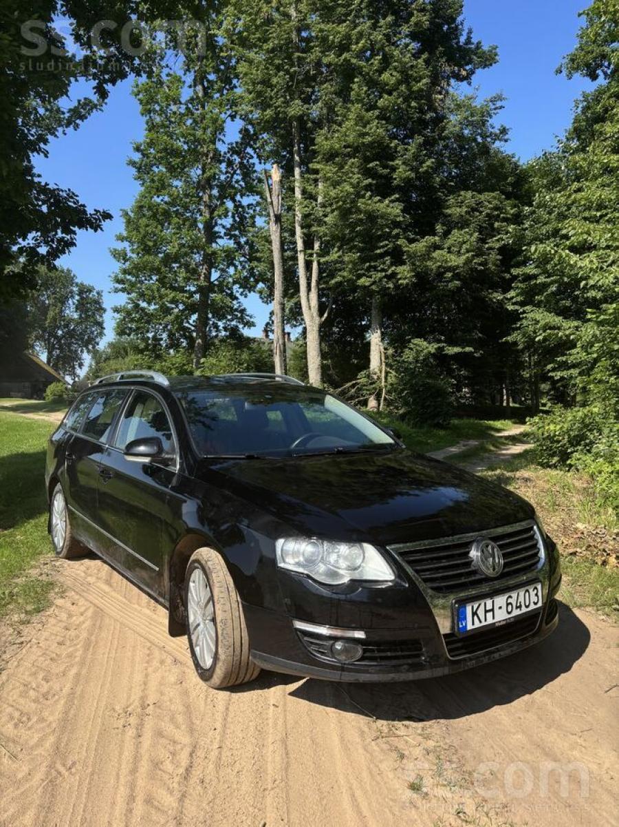 Melns Volkswagen Passat B6 2007 Rīga, ar dzinēja tilpumu 1.90 L un nobraukumu 380 tūkst. km par 1750 €, foto 1 vietnē AUTOMOTO.COM.LV