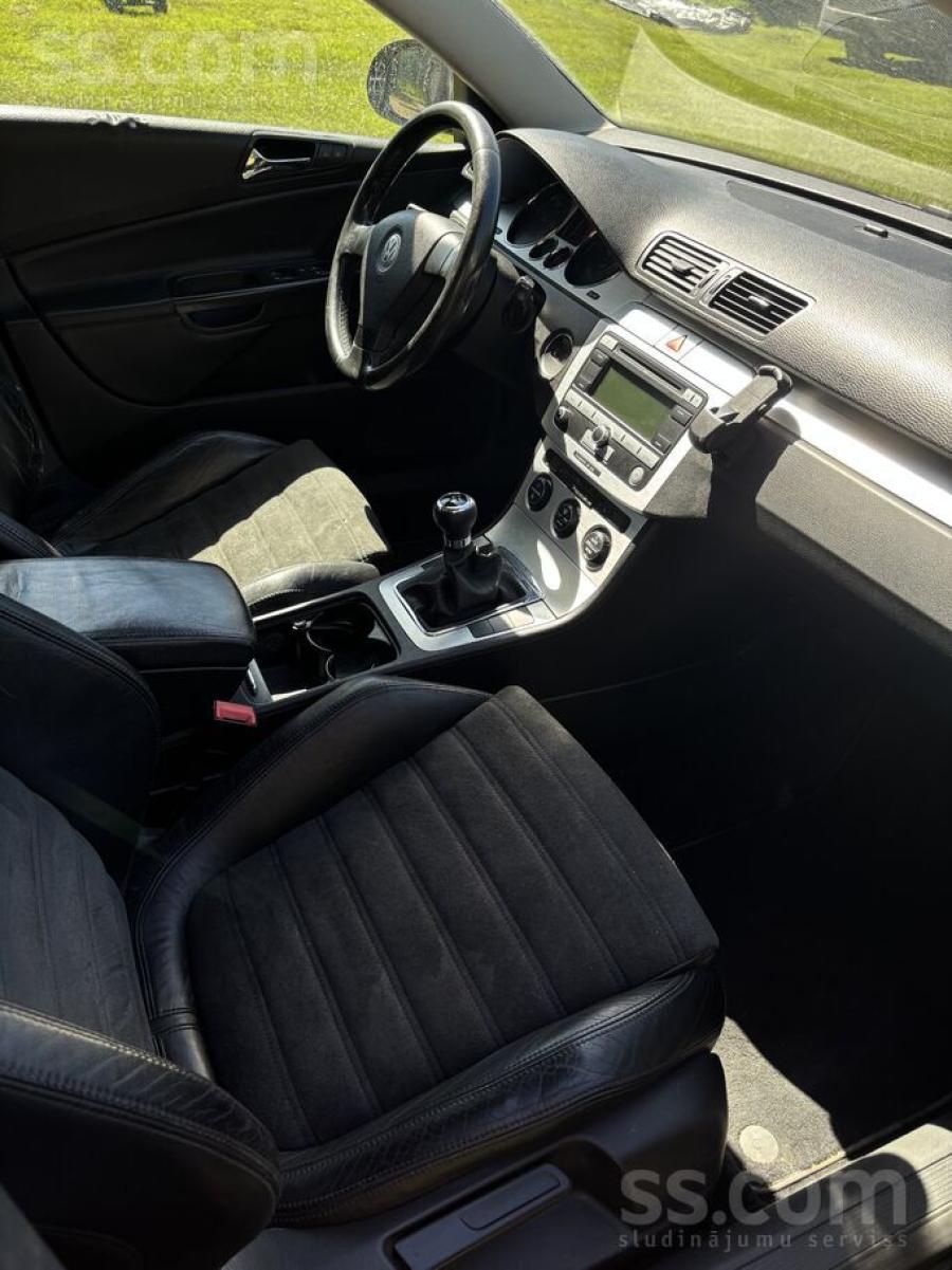 Melns Volkswagen Passat B6 2007 Rīga, ar dzinēja tilpumu 1.90 L un nobraukumu 380 tūkst. km par 1750 €, foto 14 vietnē AUTOMOTO.COM.LV
