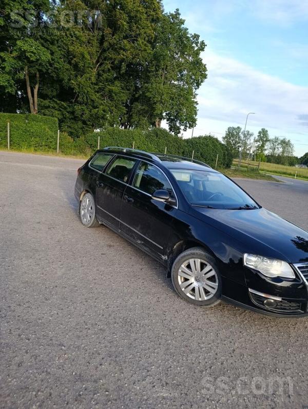 Melns Volkswagen Passat B6 2007 Talsi, ar dzinēja tilpumu 1.90 L un nobraukumu 380 tūkst. km par 1650 €, foto 2 vietnē AUTOMOTO.COM.LV