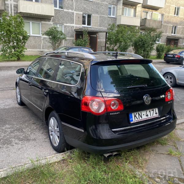 Черный Фольксваген Пассат Б6 2007 в Даугавпилс, объемом двигателя 2.00 л и пробегом 375 тыс. км за 2600 €, фото 7 на AUTOMOTO.COM.LV