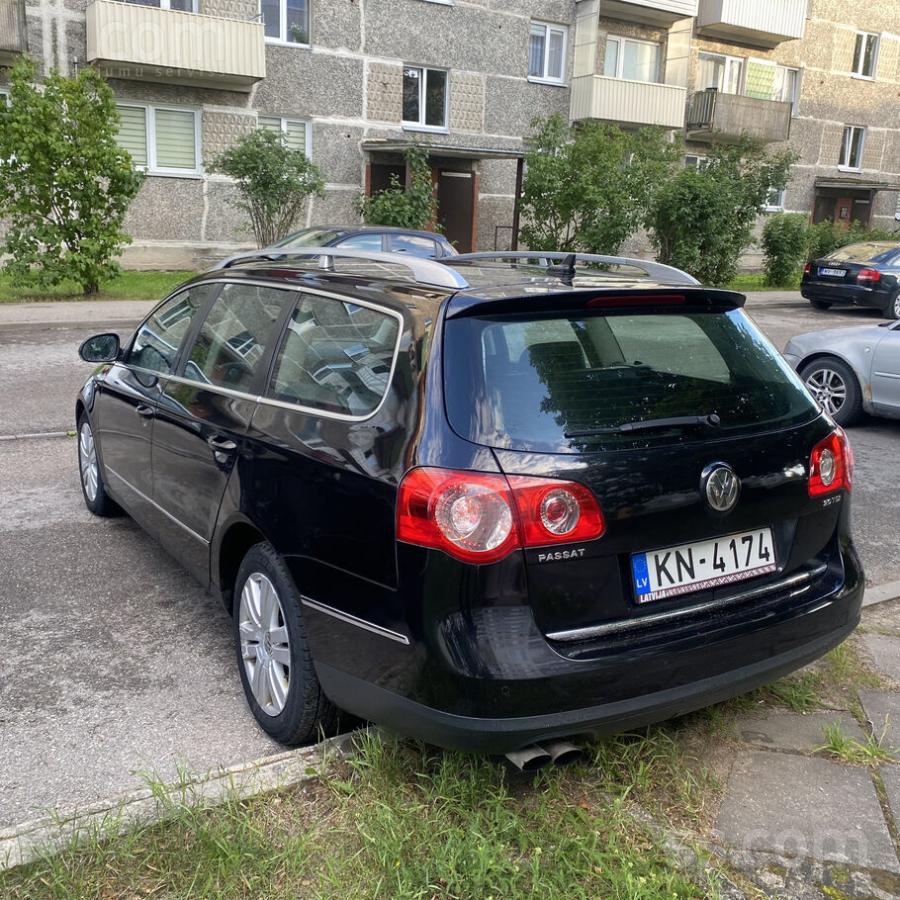 Черный Фольксваген Пассат Б6 2007 в Даугавпилс, объемом двигателя 2.00 л и пробегом 375 тыс. км за 2600 €, фото 8 на AUTOMOTO.COM.LV