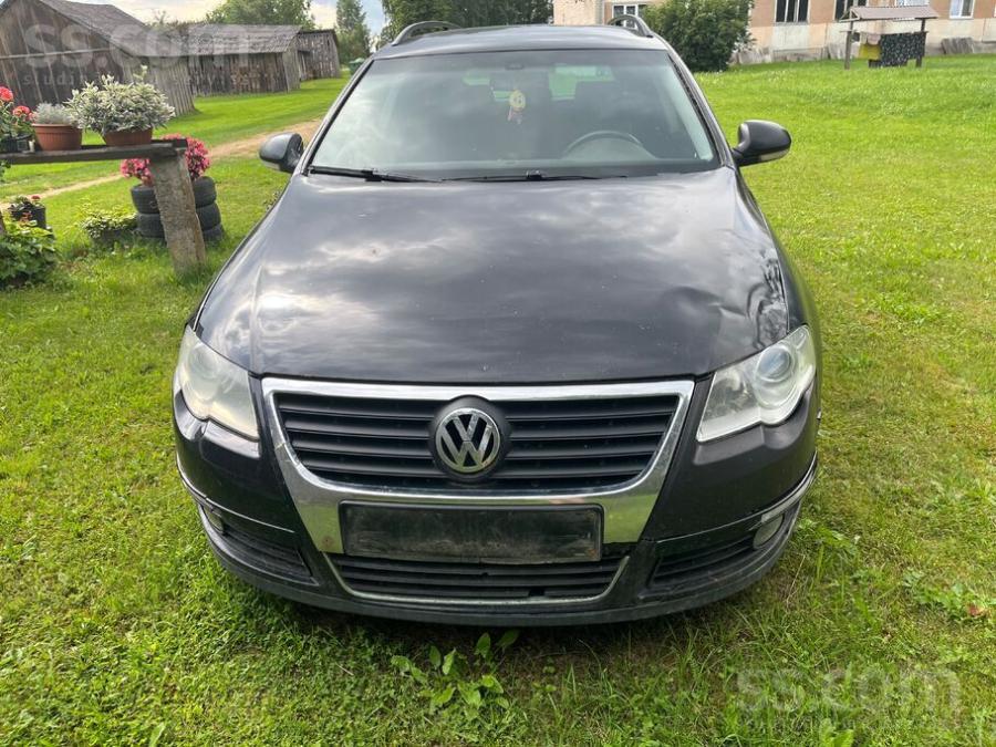 Melns Volkswagen Passat B6 2007 Jēkabpils, ar dzinēja tilpumu 2.00 L un nobraukumu 404 tūkst. km par 500 €, foto 1 vietnē AUTOMOTO.COM.LV
