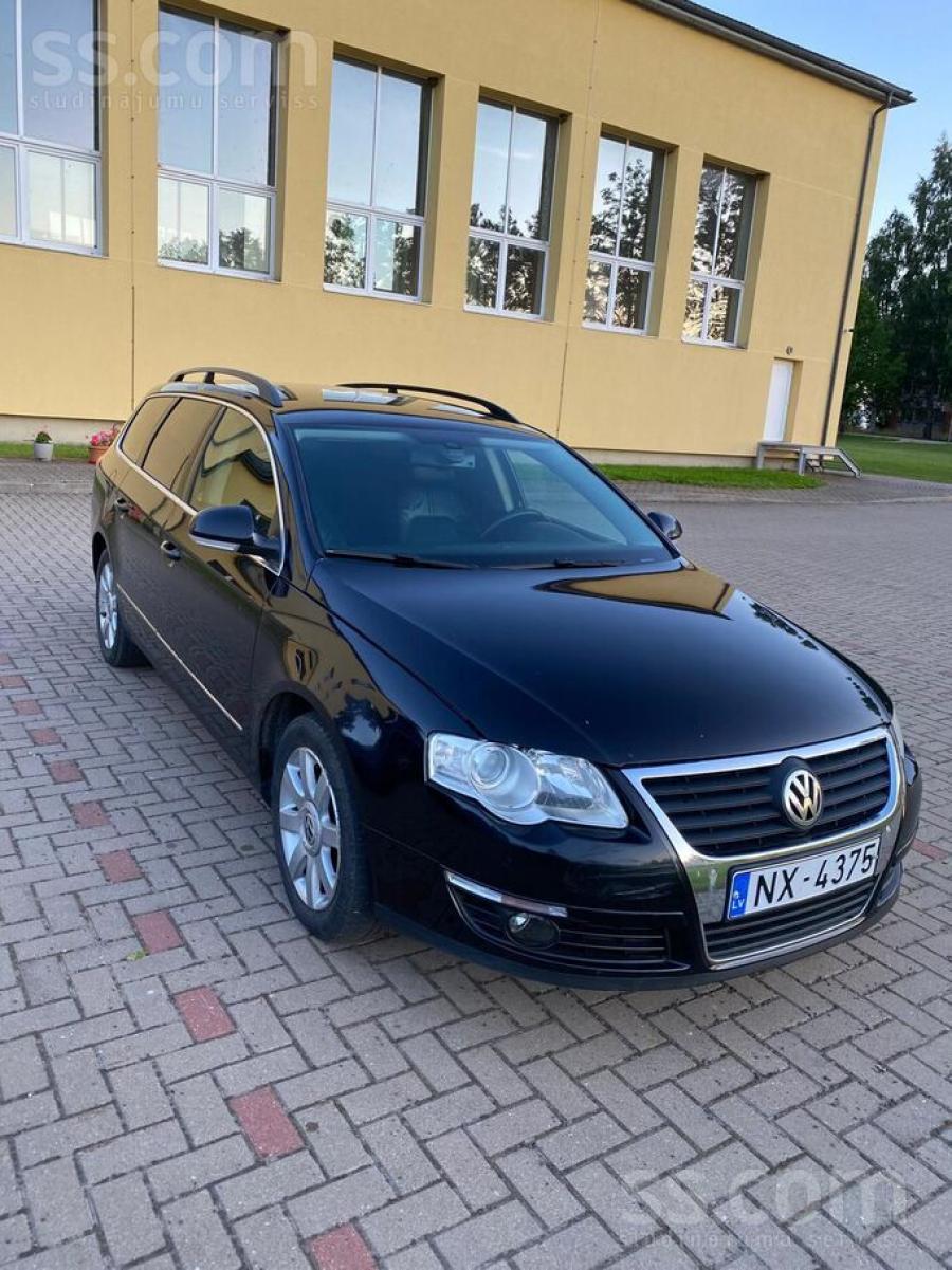 Черный Фольксваген Пассат Б6 2007 в Гулбене, объемом двигателя 1.90 л и пробегом 368 тыс. км за 2455 €, фото 7 на AUTOMOTO.COM.LV