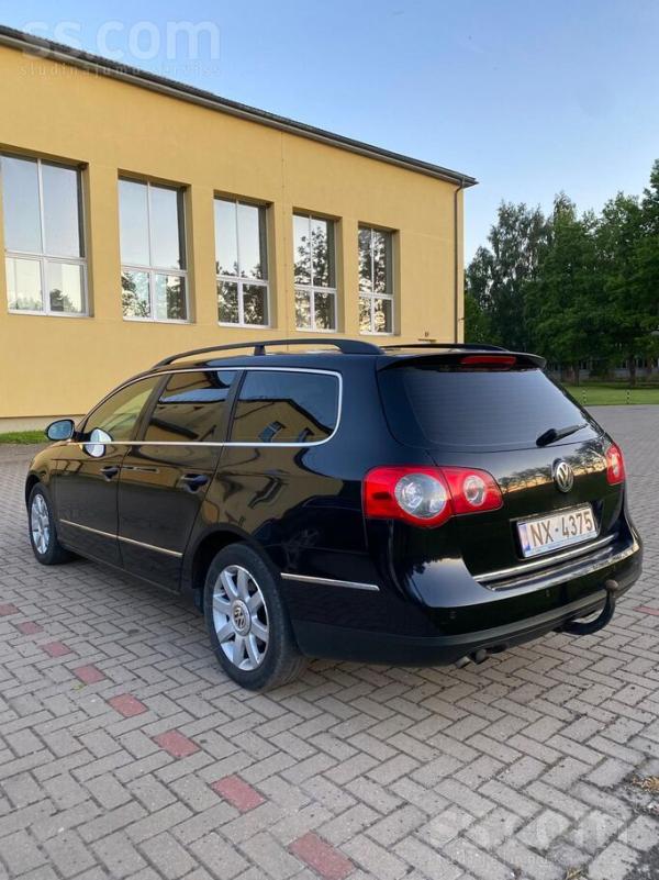 Черный Фольксваген Пассат Б6 2007 в Гулбене, объемом двигателя 1.90 л и пробегом 368 тыс. км за 2455 €, фото 7 на AUTOMOTO.COM.LV