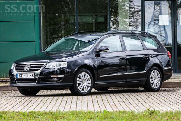 Черный Фольксваген Пассат Б6 2007 в Тукумс, объемом двигателя 2.00 л и пробегом 291 тыс. км за 1690 €, фото 1 на AUTOMOTO.COM.LV