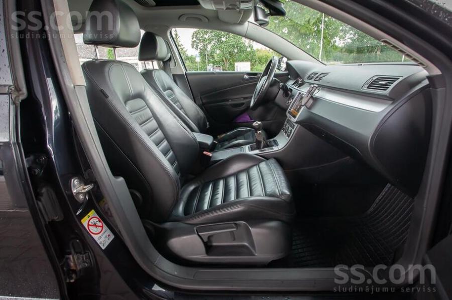 Melns Volkswagen Passat B6 2007 Tukums, ar dzinēja tilpumu 2.00 L un nobraukumu 291 tūkst. km par 1690 €, foto 9 vietnē AUTOMOTO.COM.LV