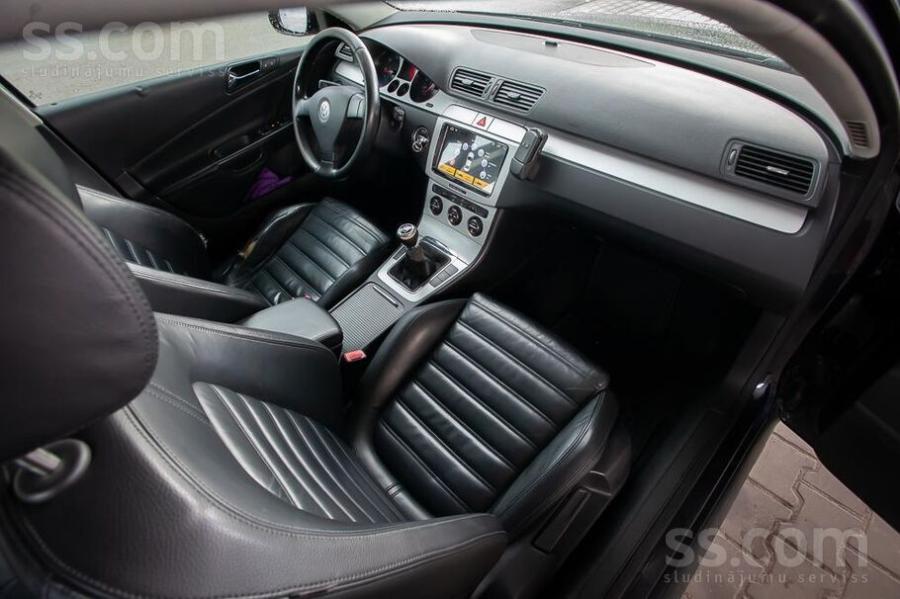 Melns Volkswagen Passat B6 2007 Tukums, ar dzinēja tilpumu 2.00 L un nobraukumu 291 tūkst. km par 1690 €, foto 10 vietnē AUTOMOTO.COM.LV