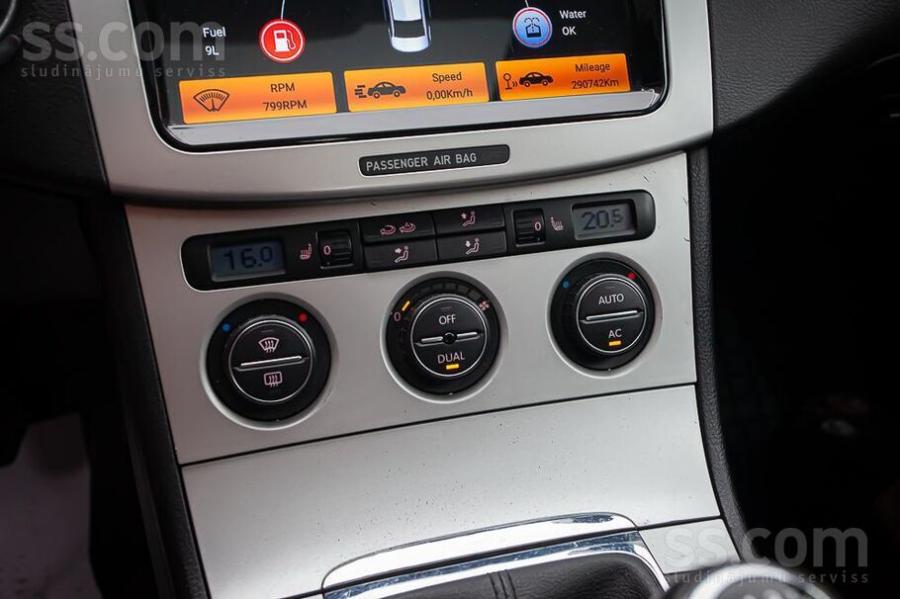 Melns Volkswagen Passat B6 2007 Tukums, ar dzinēja tilpumu 2.00 L un nobraukumu 291 tūkst. km par 1690 €, foto 20 vietnē AUTOMOTO.COM.LV