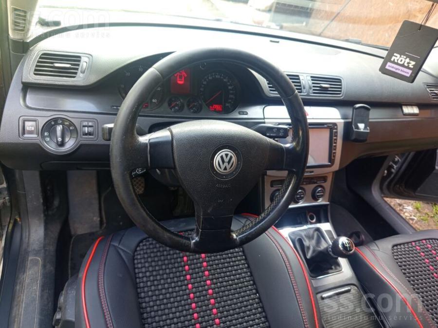 Melns Volkswagen Passat B6 2007 Rēzekne, ar dzinēja tilpumu 2.00 L un nobraukumu 299 tūkst. km par 2200 €, foto 6 vietnē AUTOMOTO.COM.LV