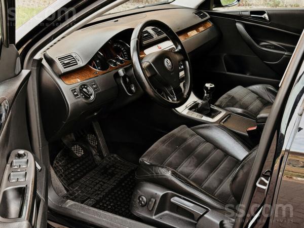Black Volkswagen Passat B6 2007 in Daugavpils, with an engine capacity of 2.00 L and mileage of 283 thousand km for 2500 €, photo 3 on AUTOMOTO.COM.LV