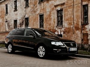 Melns Volkswagen Passat B6 2007 Daugavpils, ar dzinēja tilpumu 2.00 L un nobraukumu 283 tūkst. km par 2500 €, foto  vietnē AUTOMOTO.COM.LV