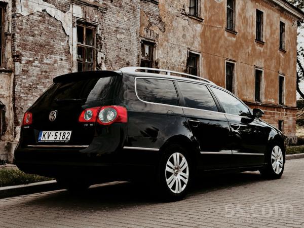 Melns Volkswagen Passat B6 2007 Daugavpils, ar dzinēja tilpumu 2.00 L un nobraukumu 283 tūkst. km par 2500 €, foto 2 vietnē AUTOMOTO.COM.LV