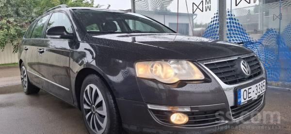 Black Volkswagen Passat B6 2007 in Daugavpils, with an engine capacity of 1.90 L and mileage of 390 thousand km for 1490 €, photo 3 on AUTOMOTO.COM.LV