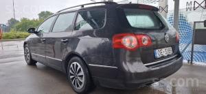 Black Volkswagen Passat B6 2007 in Daugavpils, with an engine capacity of 1.90 L and mileage of 390 thousand km for 1490 €, photo 7 on AUTOMOTO.COM.LV