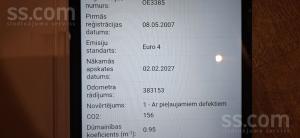 Black Volkswagen Passat B6 2007 in Daugavpils, with an engine capacity of 1.90 L and mileage of 390 thousand km for 1490 €, photo 15 on AUTOMOTO.COM.LV