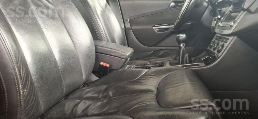 Black Volkswagen Passat B6 2007 in Daugavpils, with an engine capacity of 1.90 L and mileage of 390 thousand km for 1490 €, photo 17 on AUTOMOTO.COM.LV