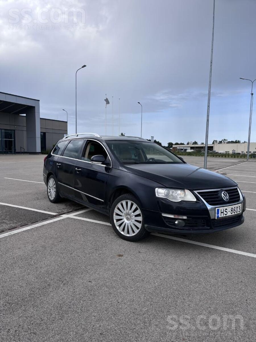 Black Volkswagen Passat B6 2007 in Tukums, with an engine capacity of 2.00 L and mileage of 440 thousand km for 1200 €, photo 3 on AUTOMOTO.COM.LV