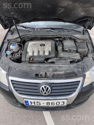 Black Volkswagen Passat B6 2007 in Tukums, with an engine capacity of 2.00 L and mileage of 440 thousand km for 1200 €, photo 6 on AUTOMOTO.COM.LV
