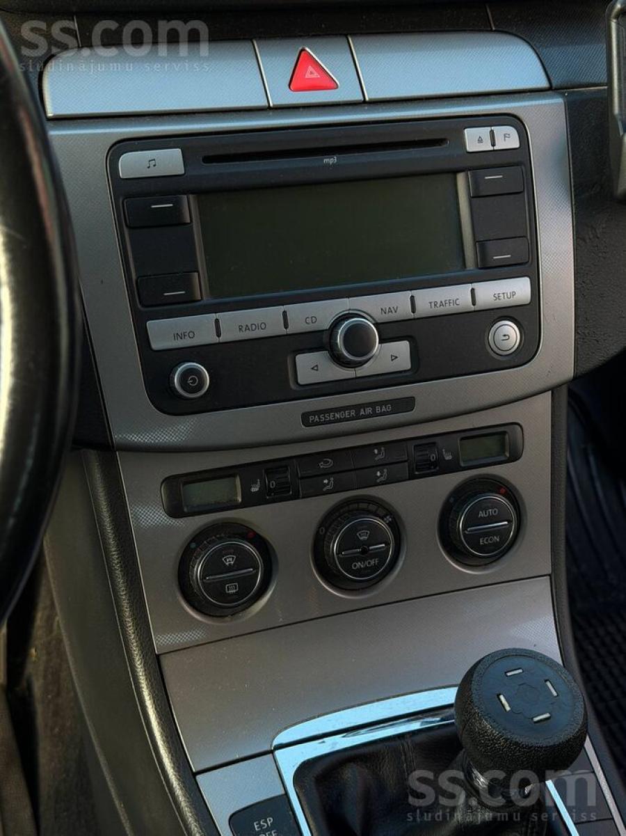 Melns Volkswagen Passat B6 2007 Rīga, ar dzinēja tilpumu 2.00 L un nobraukumu 392 tūkst. km par 1280 €, foto 9 vietnē AUTOMOTO.COM.LV