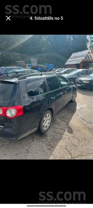 Black Volkswagen Passat B6 2007 in Valmiera, with an engine capacity of 2.00 L and mileage of 0 thousand km for 700 €, photo 3 on AUTOMOTO.COM.LV