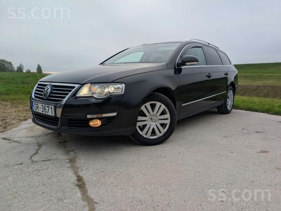 Black Volkswagen Passat B6 2007 in Riga, with an engine capacity of 2.00 L and mileage of 270 thousand km for 3290 €, photo 14 on AUTOMOTO.COM.LV