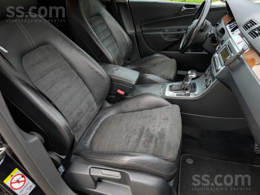 Black Volkswagen Passat B6 2007 in Riga, with an engine capacity of 2.00 L and mileage of 270 thousand km for 3290 €, photo 31 on AUTOMOTO.COM.LV