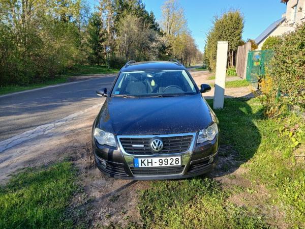 Black Volkswagen Passat B6 2008 in Tukums, with an engine capacity of 1.90 L and mileage of 0 thousand km for 850 €, photo 1 on AUTOMOTO.COM.LV