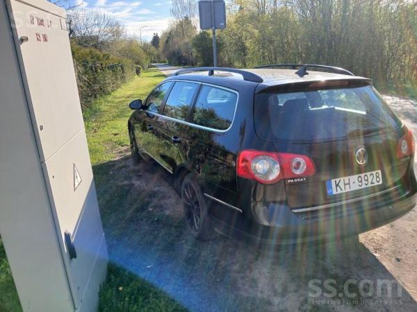 Black Volkswagen Passat B6 2008 in Tukums, with an engine capacity of 1.90 L and mileage of 0 thousand km for 850 €, photo 6 on AUTOMOTO.COM.LV