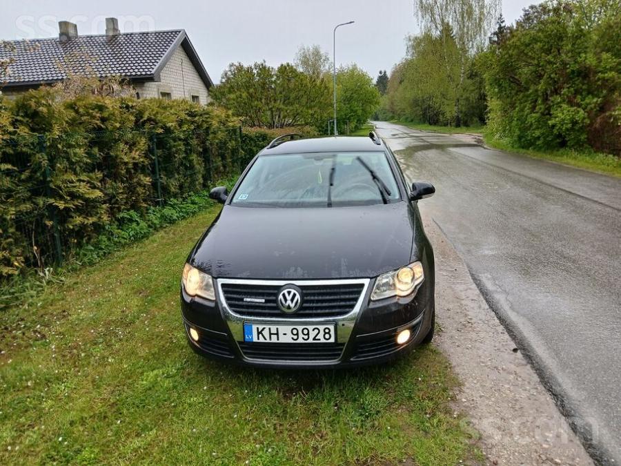 Black Volkswagen Passat B6 2008 in Tukums, with an engine capacity of 1.90 L and mileage of 0 thousand km for 2650 €, photo 1 on AUTOMOTO.COM.LV