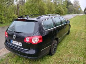 Black Volkswagen Passat B6 2008 in Tukums, with an engine capacity of 1.90 L and mileage of 0 thousand km for 2650 €, photo 6 on AUTOMOTO.COM.LV