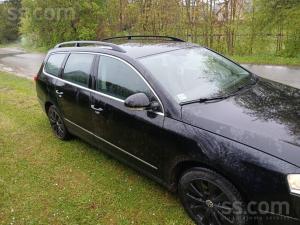 Black Volkswagen Passat B6 2008 in Tukums, with an engine capacity of 1.90 L and mileage of 0 thousand km for 2650 €, photo 8 on AUTOMOTO.COM.LV