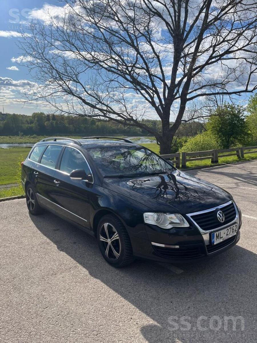 Melns Volkswagen Passat B6 2008 Kuldīga, ar dzinēja tilpumu 1.90 L un nobraukumu 318 tūkst. km par 1900 €, foto 6 vietnē AUTOMOTO.COM.LV