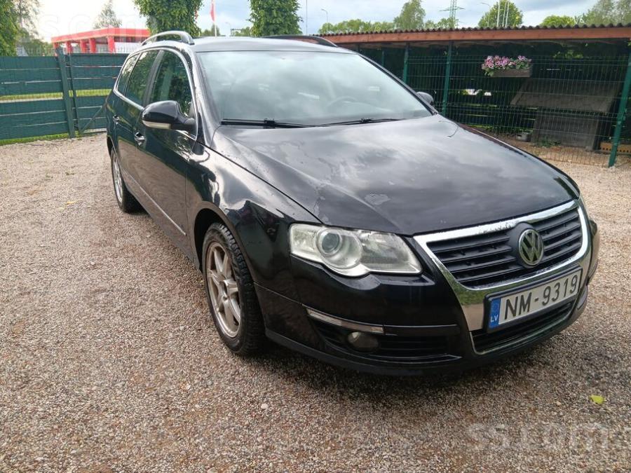 Melns Volkswagen Passat B6 2008 Jelgava, ar dzinēja tilpumu 2.00 L un nobraukumu 0 tūkst. km par 1250 €, foto 1 vietnē AUTOMOTO.COM.LV