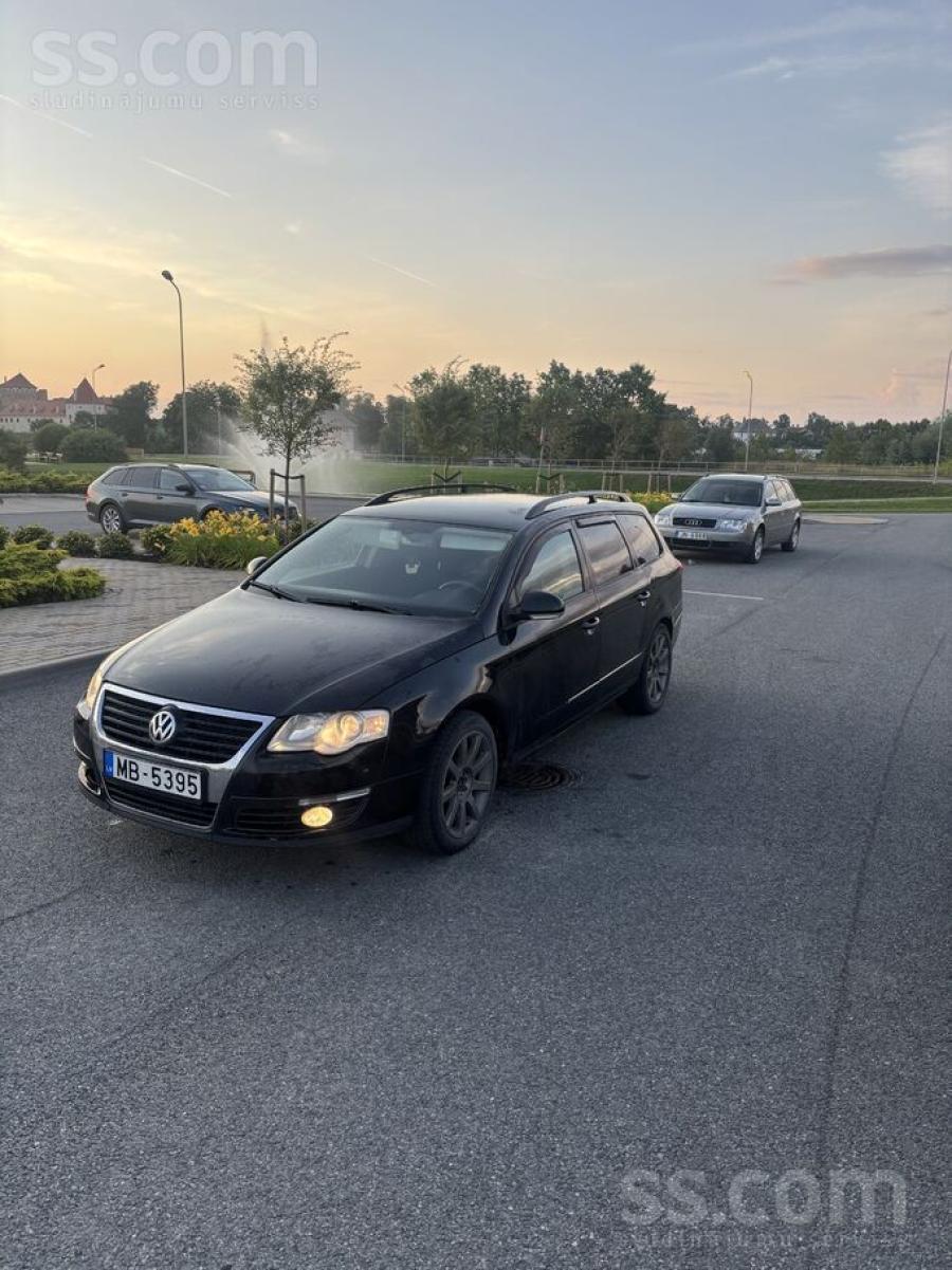 Melns Volkswagen Passat B6 2008 Bauska, ar dzinēja tilpumu 2.00 L un nobraukumu 385 tūkst. km par 1350 €, foto 1 vietnē AUTOMOTO.COM.LV
