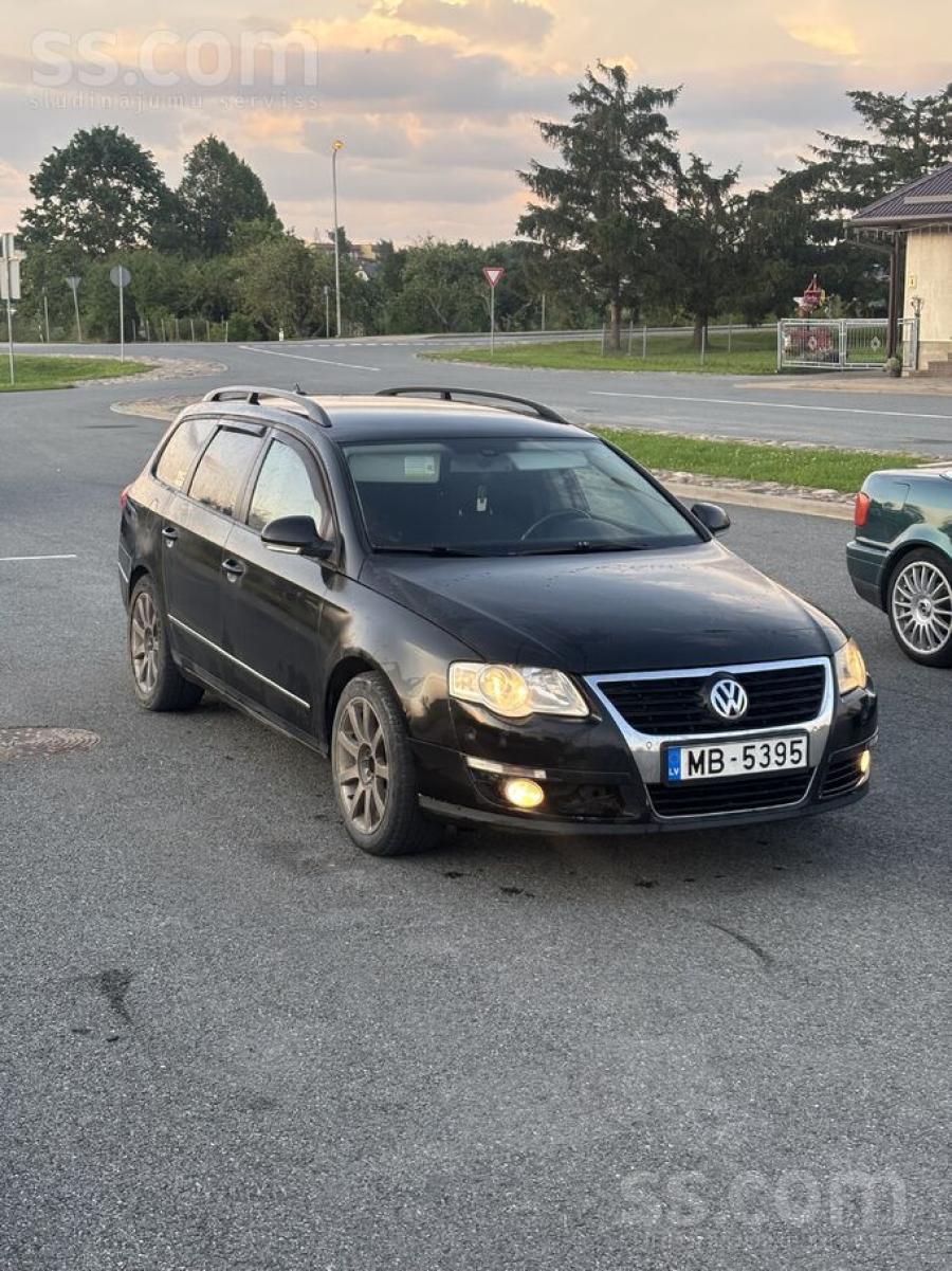 Melns Volkswagen Passat B6 2008 Bauska, ar dzinēja tilpumu 2.00 L un nobraukumu 385 tūkst. km par 1350 €, foto 4 vietnē AUTOMOTO.COM.LV
