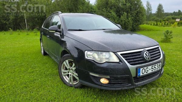 Melns Volkswagen Passat B6 2008 Ogre, ar dzinēja tilpumu 2.00 L un nobraukumu 390 tūkst. km par 1200 €, foto 2 vietnē AUTOMOTO.COM.LV