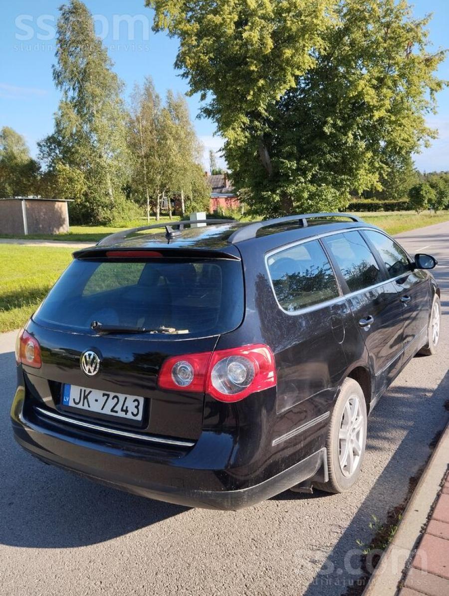 Melns Volkswagen Passat B6 2008 Rēzekne, ar dzinēja tilpumu 2.00 L un nobraukumu 343 tūkst. km par 1750 €, foto 5 vietnē AUTOMOTO.COM.LV