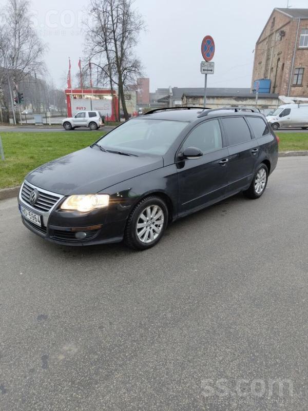 Melns Volkswagen Passat B6 2008 Rīga, ar dzinēja tilpumu 2.00 L un nobraukumu 395 tūkst. km par 1550 €, foto 1 vietnē AUTOMOTO.COM.LV