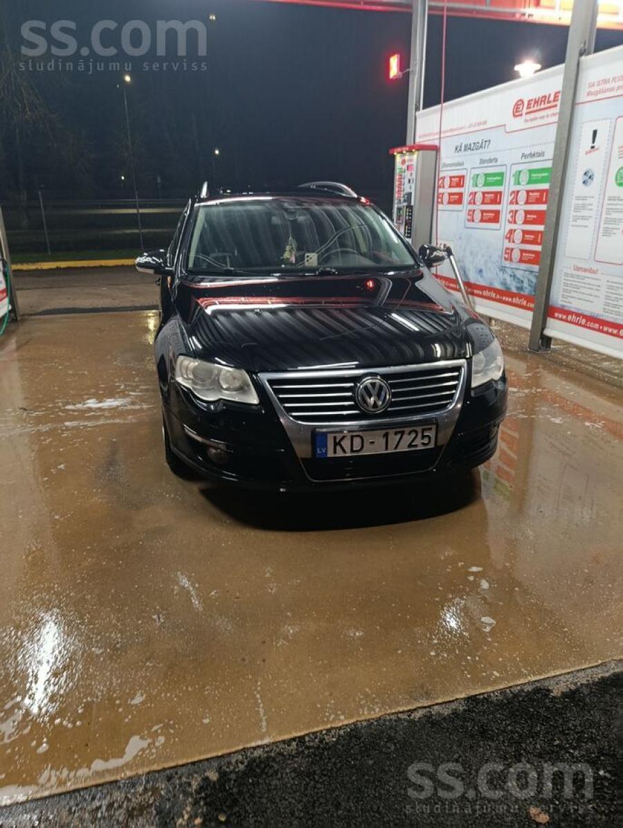 Melns Volkswagen Passat B6 2008 Ogre, ar dzinēja tilpumu 2.00 L un nobraukumu 463 tūkst. km par 1500 €, foto 1 vietnē AUTOMOTO.COM.LV